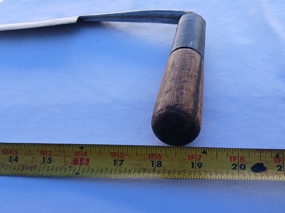 D.R. BARTON Draw Knife 10" Edge Split Mahogany-Epoxy/Wire Renforced ...