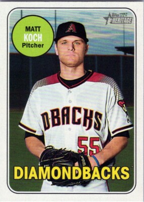 2018 Topps Heritage #615 Matt Koch Arizona Diamondbacks | eBay