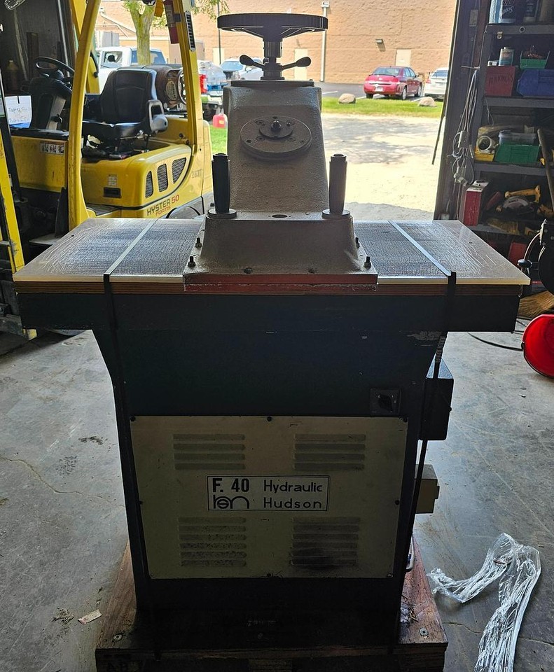 Hudson Machinery F-40 Hydraulic Clicker Die Cutting Press | eBay