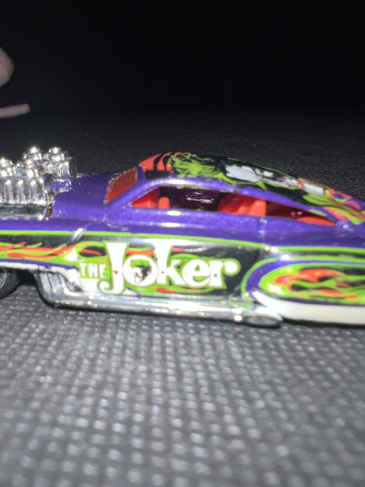 The Joker Hot wheels car Evil Twin 2000 Mattel Dc comics batman hot rod ...