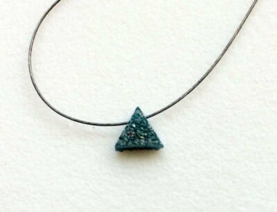 1 Pc Blue Rough Diamond Triangle Drilled, Laser Cut Triangle Raw ...