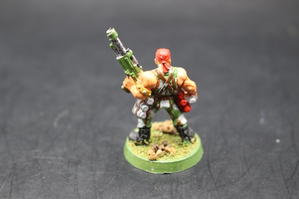 Warhammer 40K Imperial Guard Catachan Missile Launcher Loader Metal | eBay