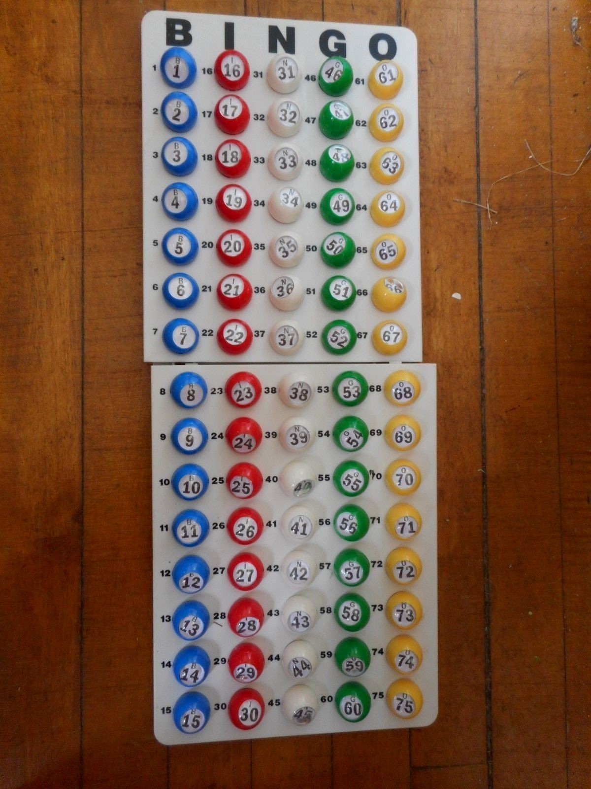 Masterboard Plastic 1-75 Multi-Colored Bingo Balls 7/8" | eBay