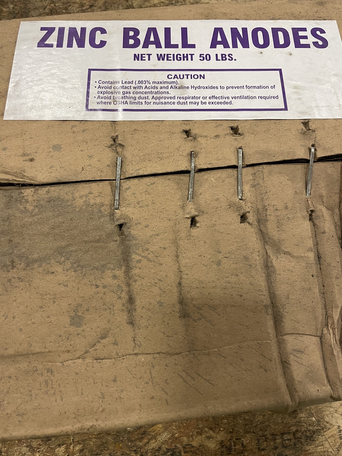 Zinc Ball Galvanizing Anodes -40LB Box | eBay