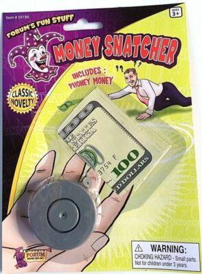 THE MONEY SNATCHER - Magic Trick GaG Prank Joke Novelty + Phoney Toy ...