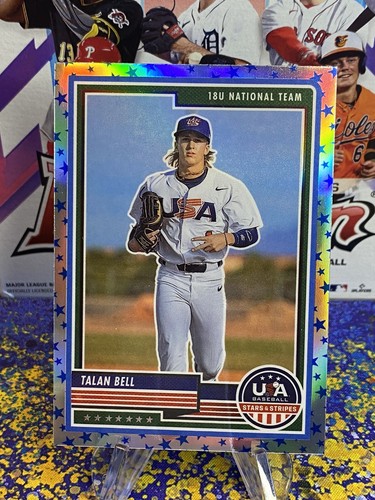 Talan Bell 2023 Panini USA Stars STARS PRIZM PARALLEL 18U Rookie #2 | eBay