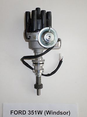 Small Block FORD 351W (WINDSOR) BLACK Female Smll Cap HEI Distributor ...