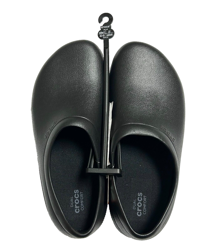 Crocs On The Clock Slip Resistant Shoes Work Slip On Mens 9 / Womens 11 ...