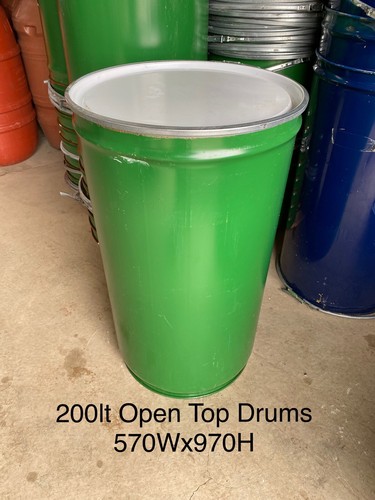 Open Top 200lt Drums | eBay Australia