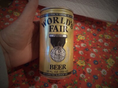WORLD'S FAIR BEER 12 OZ ALUMINUM BEER CAN GREAT LAKES BREWING FT. WAYNE ...
