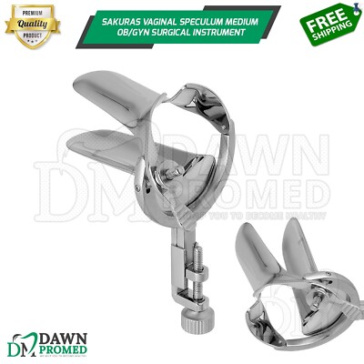 Sakuras Vaginal Speculum Medium OB/GYN Surgical Instrument German Grade ...