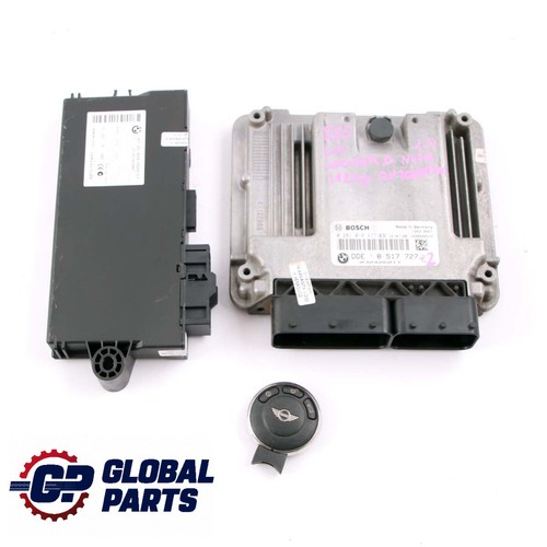 Mini R56 LCI R60 143HP 2.0 N47N Engine ECU Kit DDE 8517727 + CAS3 + Key ...