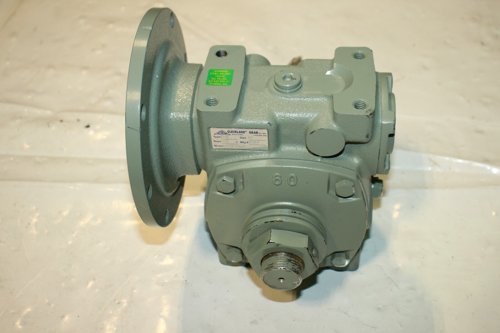 Cleveland Gear H379103-D BHE Size 60 100:1 Ratio Gear Reducer | eBay