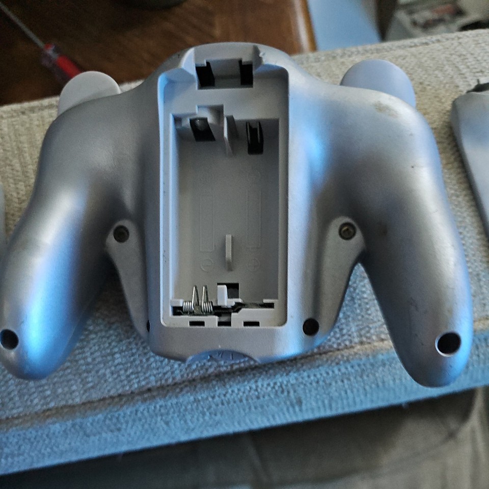 Nintendo Gamecube Wavebird Gray Wireless Controller w/ Receiver (TESTED ...