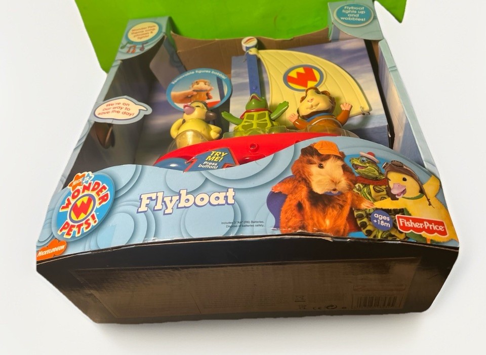 Wonder Pets Flyboat Playset Includes Ming-Ming, Linny and Tuck Figures ...