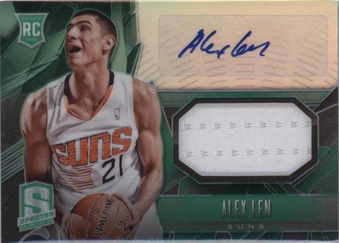 2013-14 Panini Spectra - Rookie Jersey Autographs Alex Len #111 (AU ...