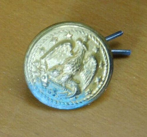 VINTAGE WWII EAGLE ON ANCHOR SUPERIOR QUALITY MILITARY BUTTON ...