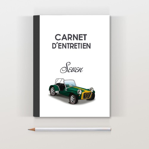 Carnet d'entretien Lotus Seven 7 verte et jaune | eBay