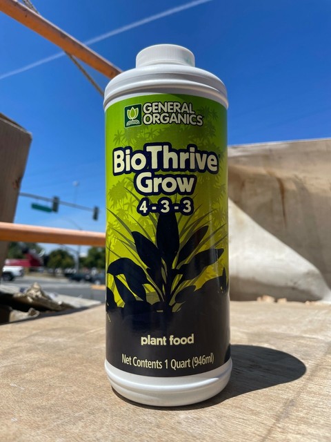 General Hydroponics Gh5122 BioThrive Grow 1-quart 1 Quart for sale ...