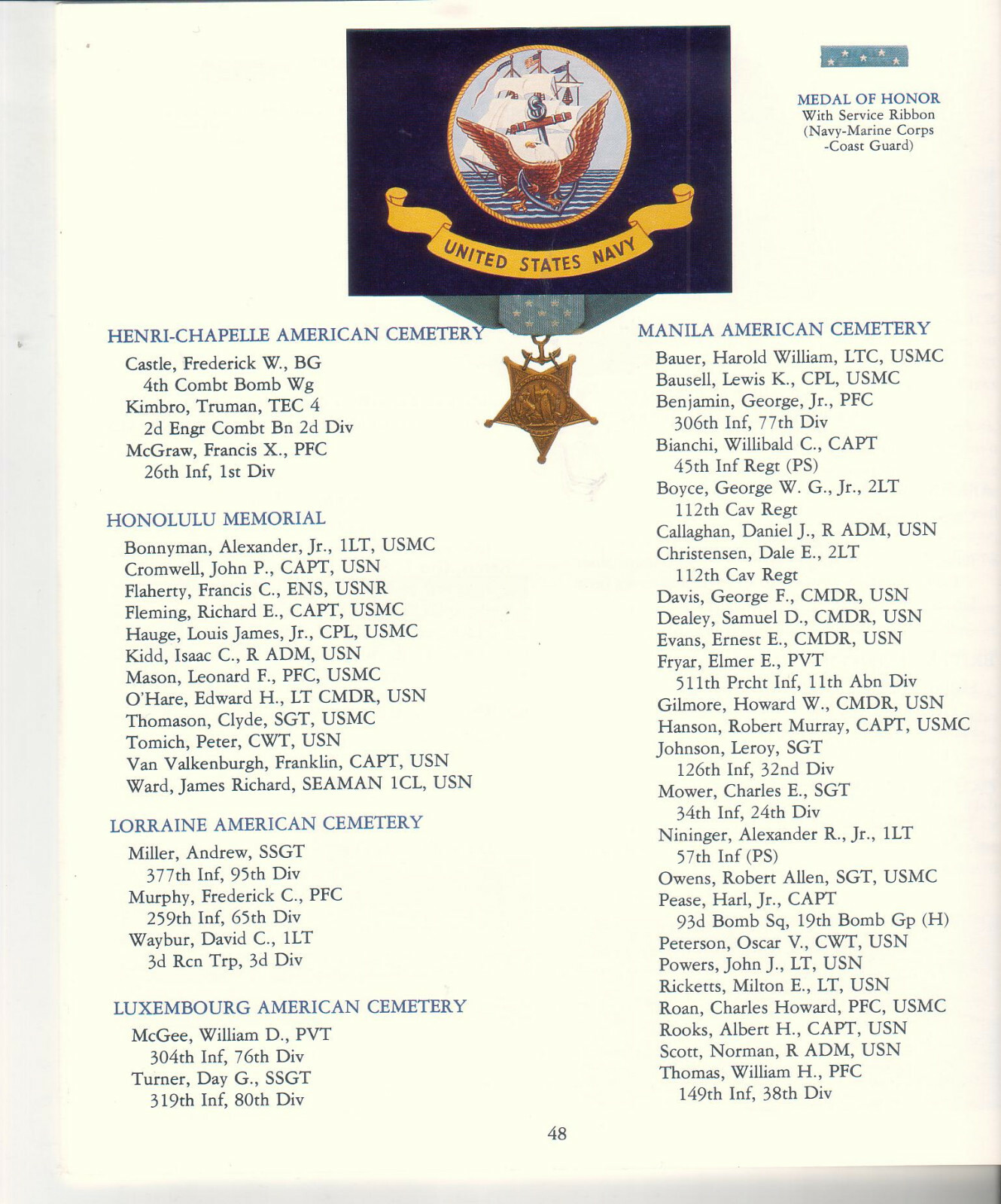 booklet The American Battle Monuments Commission WWII Commemorative ...