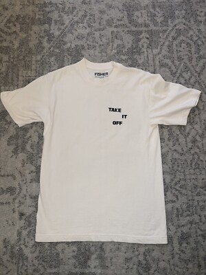 Authentic FISHER MERCH ‘TAKE IT OFF’ T SHIRT EDM Electric DJ MUSIC ...