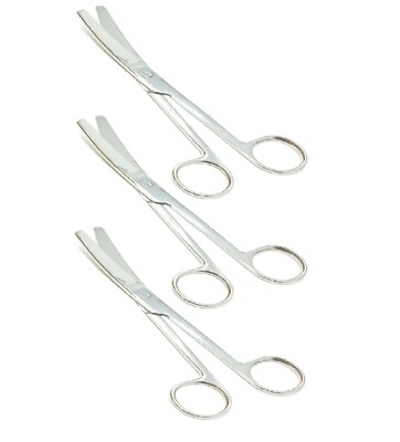 3 Doyen Scissors 7" Genecology/OBS Surgical Instruments Stainless Steel ...