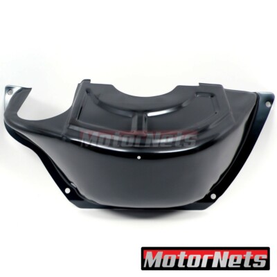 Chevy GM Powerglide Black Steel Flywheel Flexplate Cover Automatic Dust ...