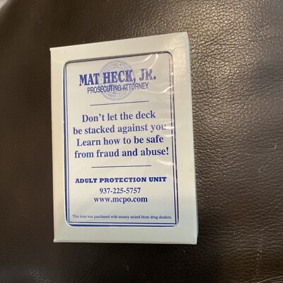 Mat Heck Prosecuting Attorney playing cards | eBay