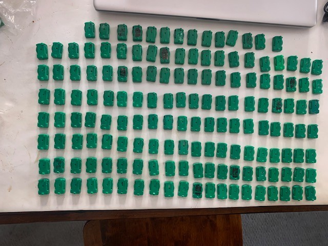 Tudor Electric Football lot including players, TTC bases, number sheets ...