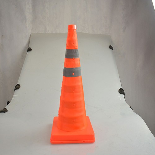 2 Pcs Small Traffic Cones Safe Multi-function Reflective Safety ...