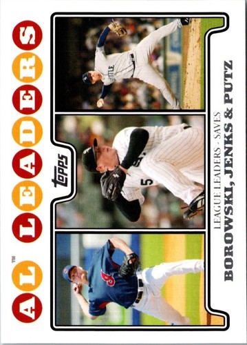 2008 Topps Joe Borowski/Bobby Jenks/J.J. Putz Baseball Card | eBay