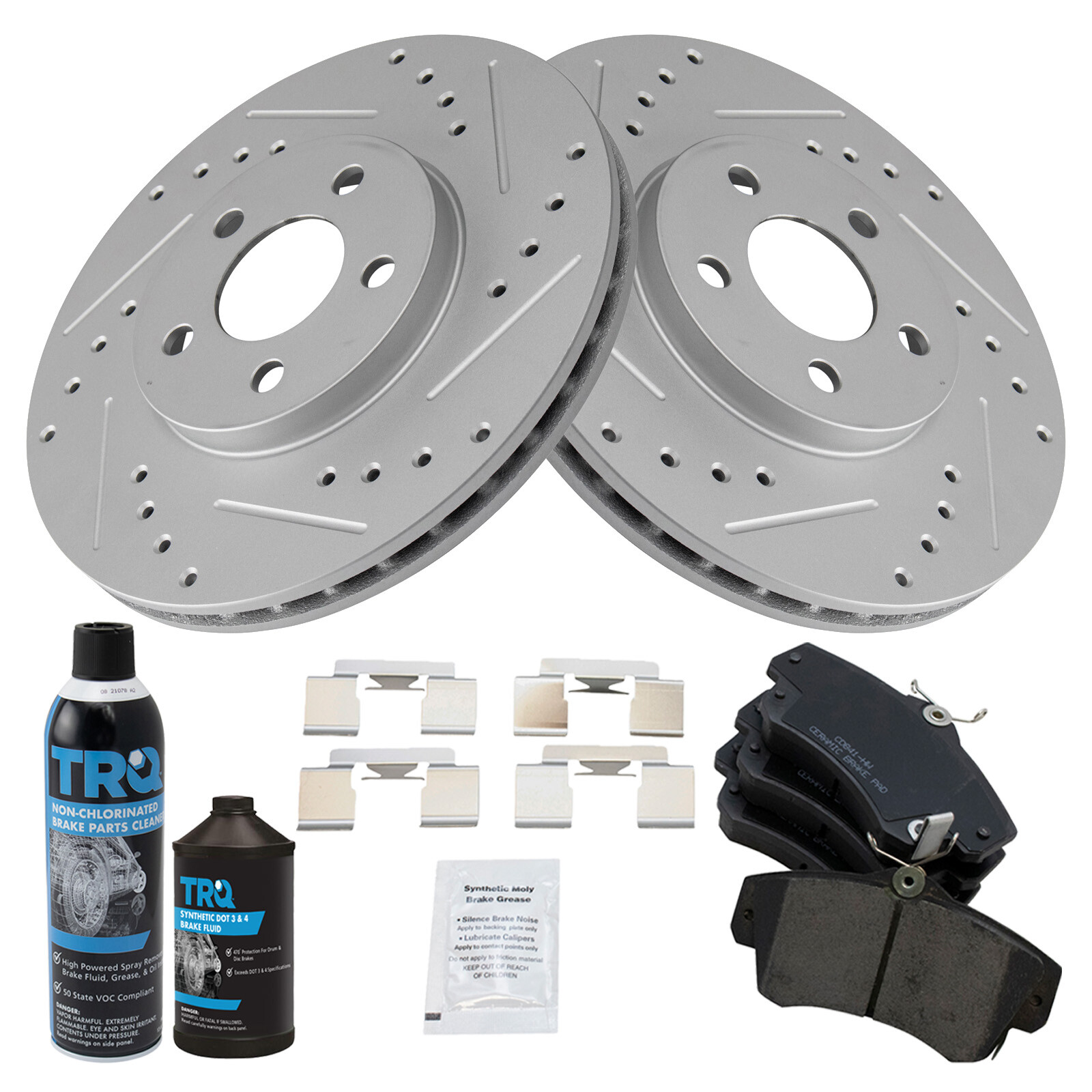 Front Disc Brake Kit for Dodge Neon SRT-4,PT Cruiser, R/T 2003-2005 w ...