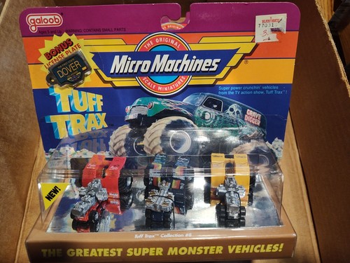 NEW MICRO MACHINES 7414 TUFF TRAX COLLECTION #4 Monster Tractor Pull | eBay