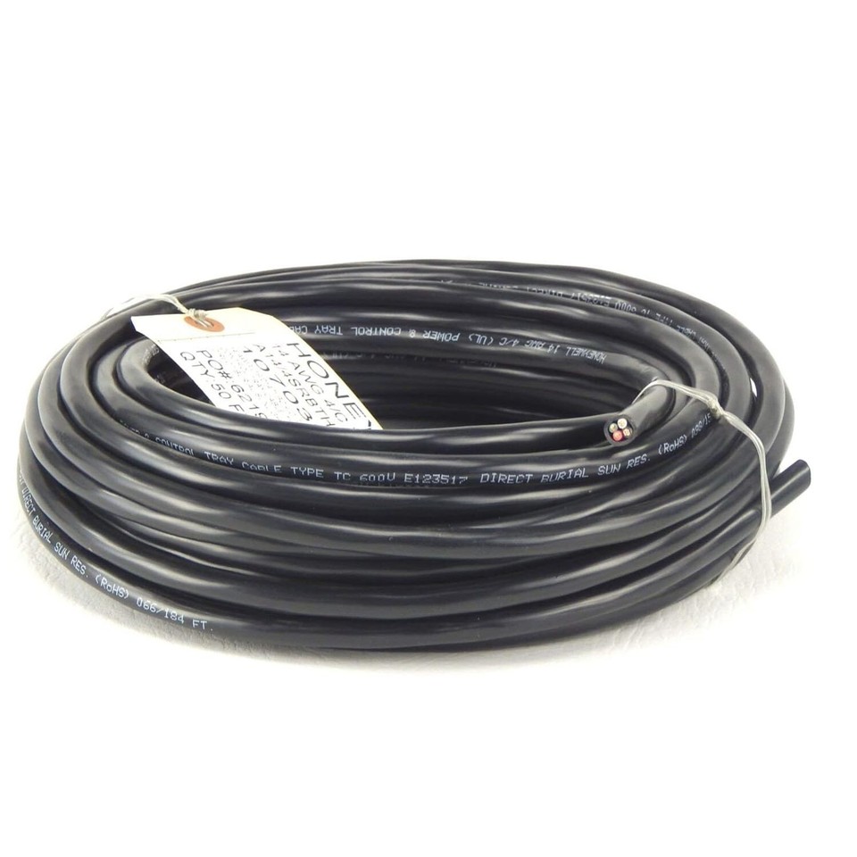 50ft Genesis 14/4 Mini-Split Electrical Cable - Durable, 600 Volt ...