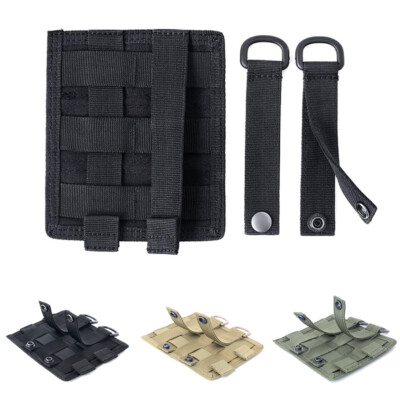 Tactical HOOK & LOOP Board Bag Mag Magazine Pouch Molle EDC Patch Board ...