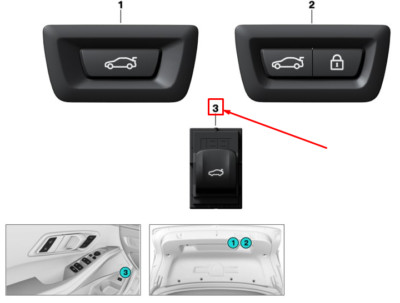 BMW 5 Touring G31 Trunk Lid Switch 61319327029 NEW GENUINE | eBay UK