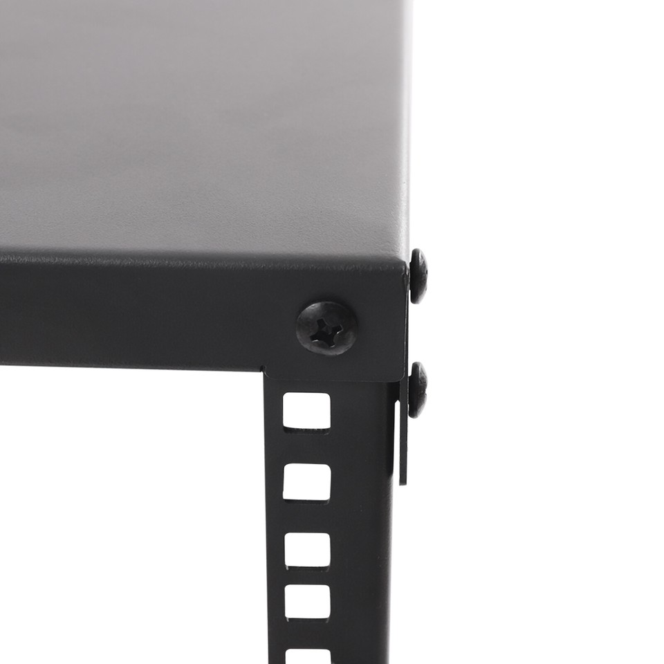 18U 18.5" 4 Post Open Frame Network Server Rack Adjustable Partition 0 ...