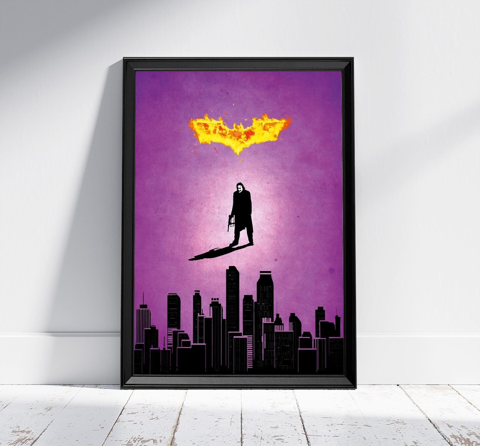 Batman Trilogy Minimalist Movie Poster Set Christopher Nolan Fan art ...