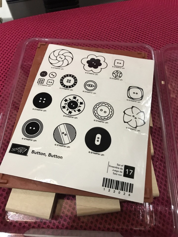Stampin' Up! Stamp Set - Button, Button | eBay