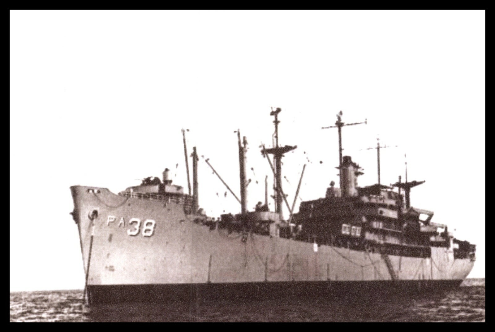 Postcard USS USS Chilton APA-38 | eBay