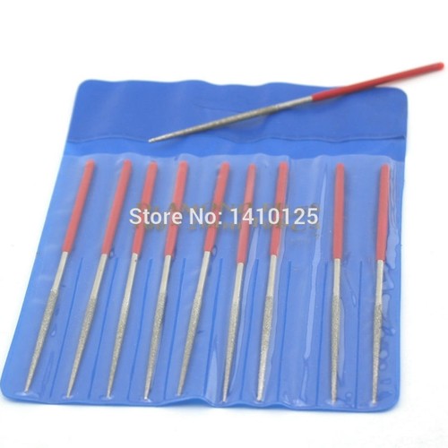 10Pcs 4" inch Round 100 MM x2 MM Diamond Coated Needle Saw Files Filing ...