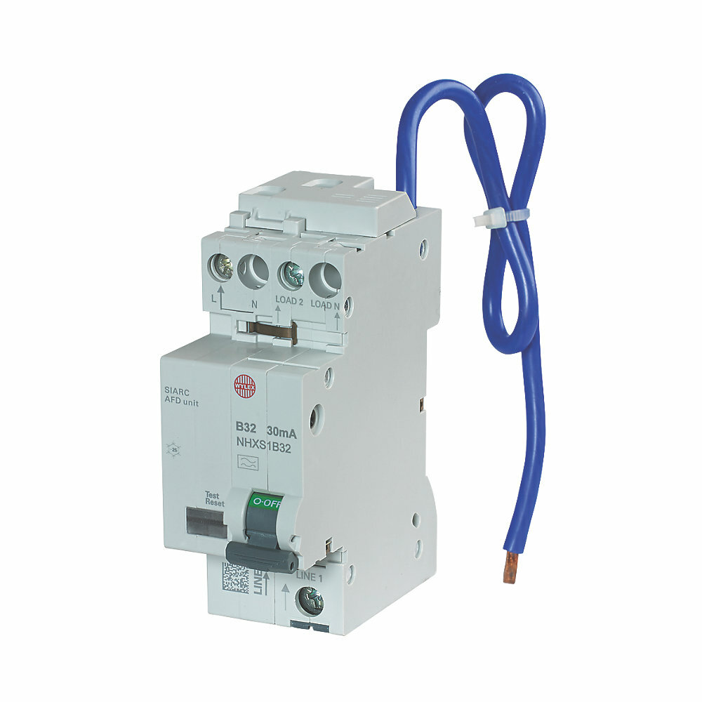 Wylex Arc Fault Detection Device 30mA Type B AFDD RCBO 18th Edition ...
