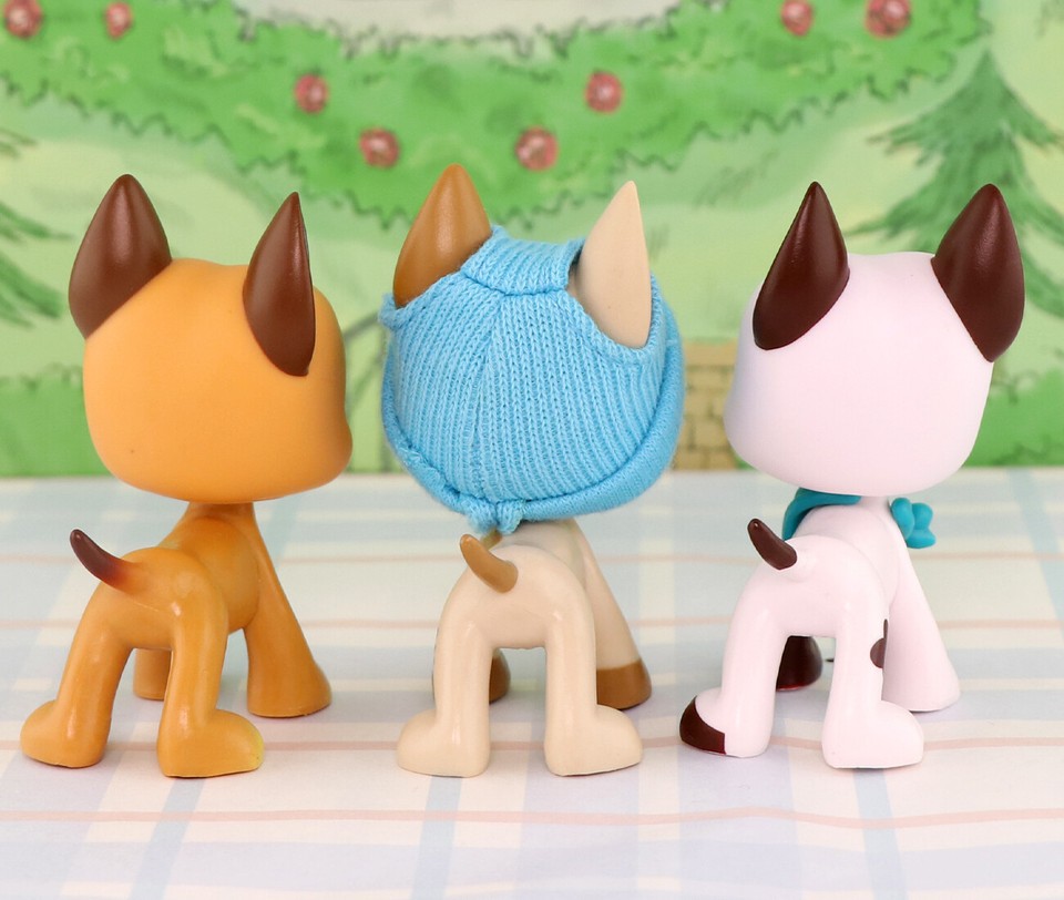 3pcs Pet Shop LPS Great Dane Lot 577 244 1647 with Accessories Kids ...