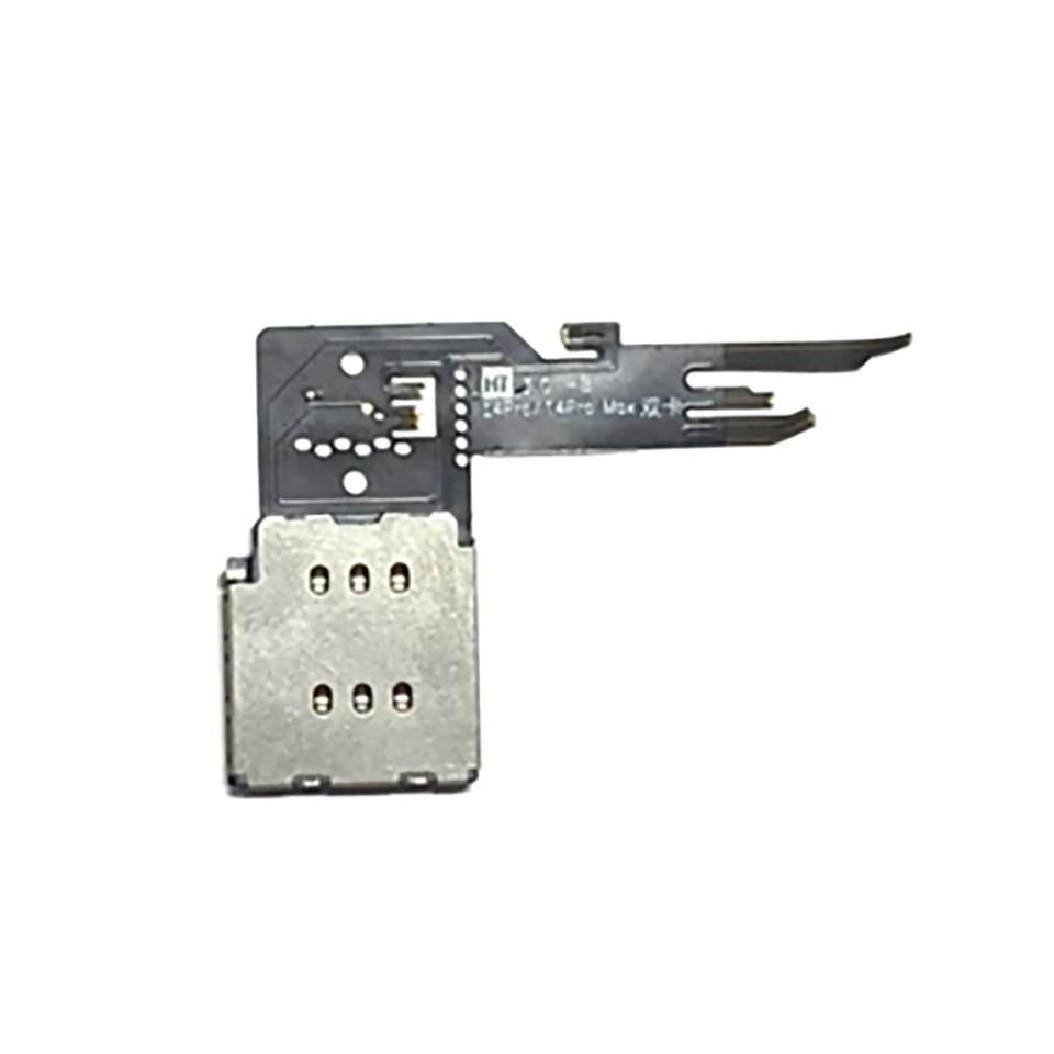 Welding Dual SIM Card Reader Slot Socket Flex Cable for iPhone 14 Pro ...