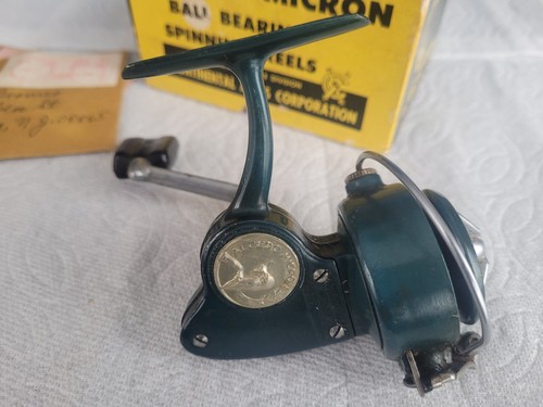 ALCEDO MICRON VINTAGE ULTRALIGHT FISHING SPINNING REEL IN BOX WITH ...