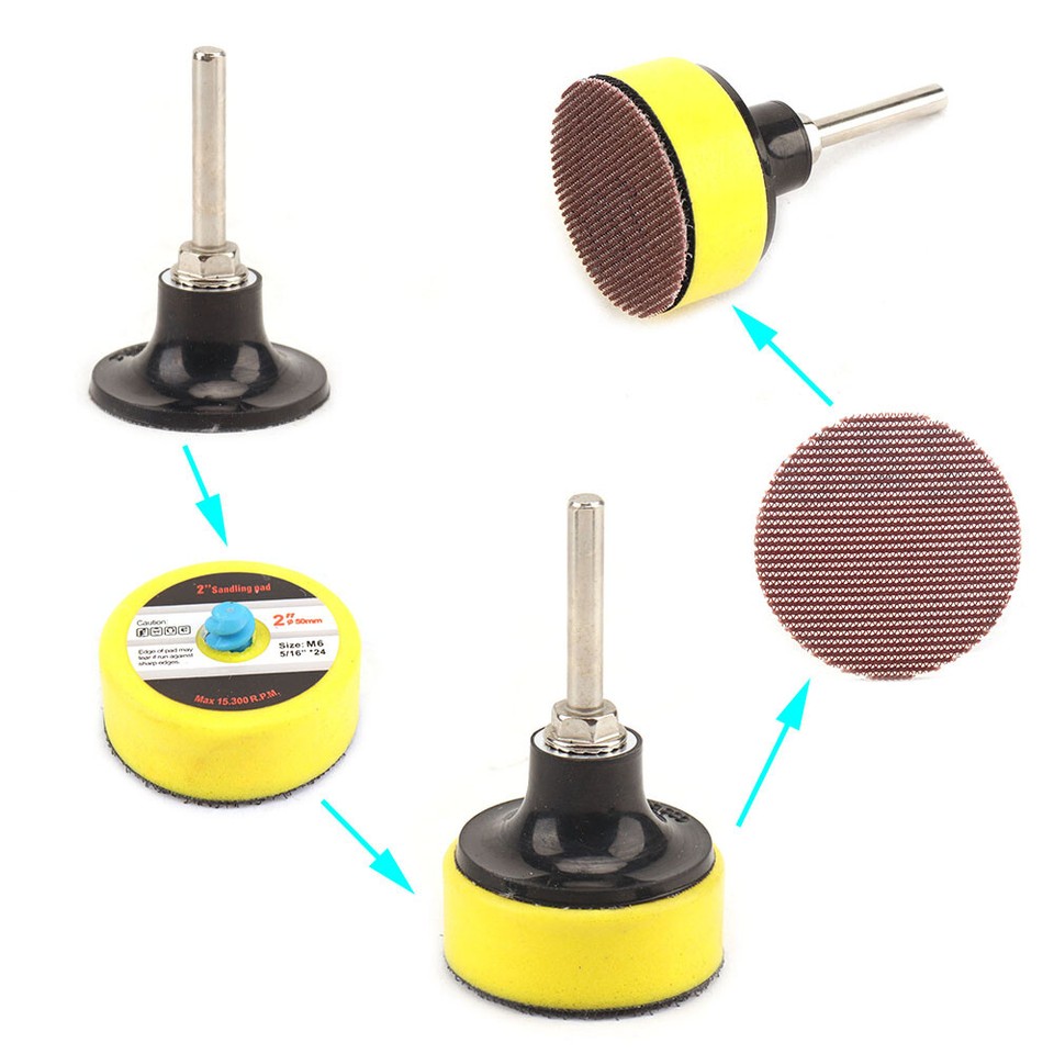 81Pcs 50mm R-type Roloc Quick Change Discs Abrasive For Die Grinder ...