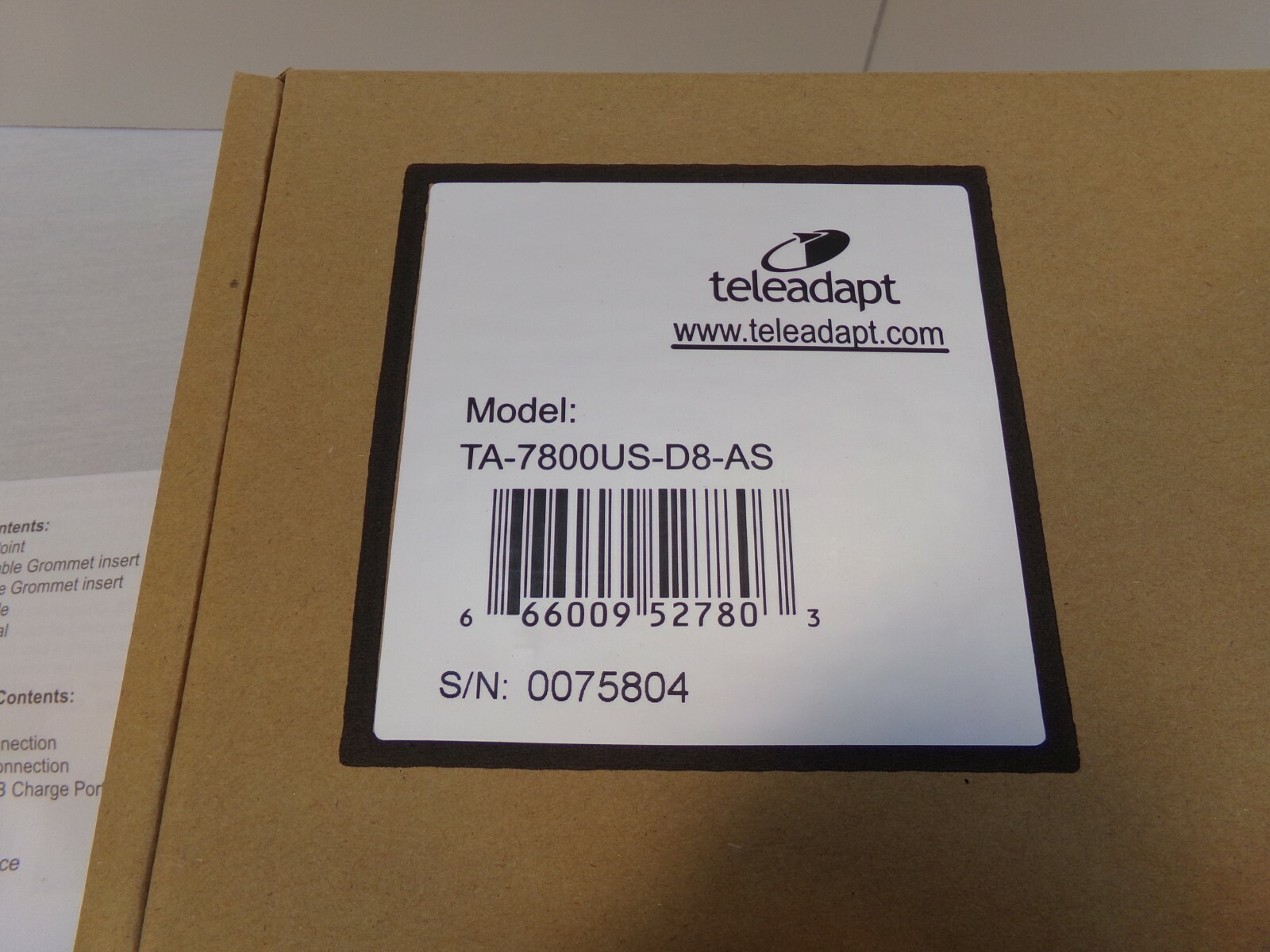 TeleAdapt Chargeport Ta-7800us Power Station USB 110v for sale online ...