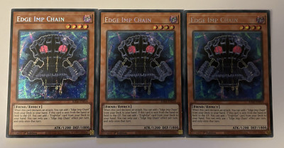 3 x RA04-EN014 EDGE IMP CHAIN Secret Rare 1st Ed YuGiOh ☆ | eBay UK