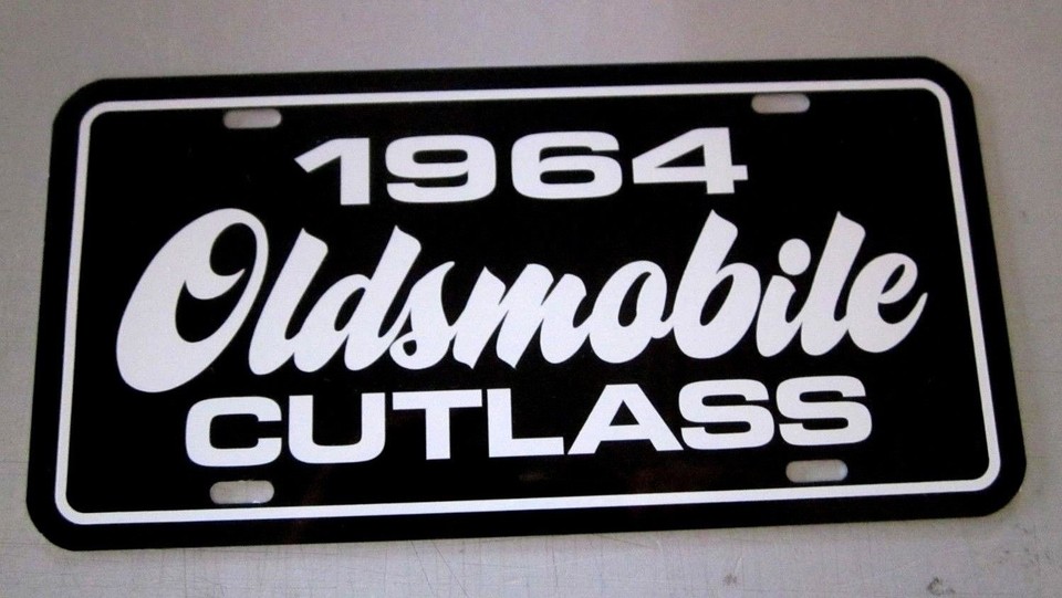 1964 Oldsmobile CUTLASS license plate car tag 64 Olds F85 | eBay