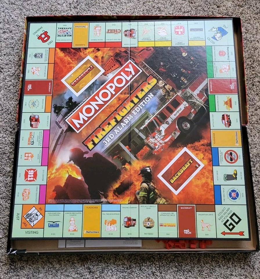 Monopoly Firefighters Third Alarm Edition | eBay